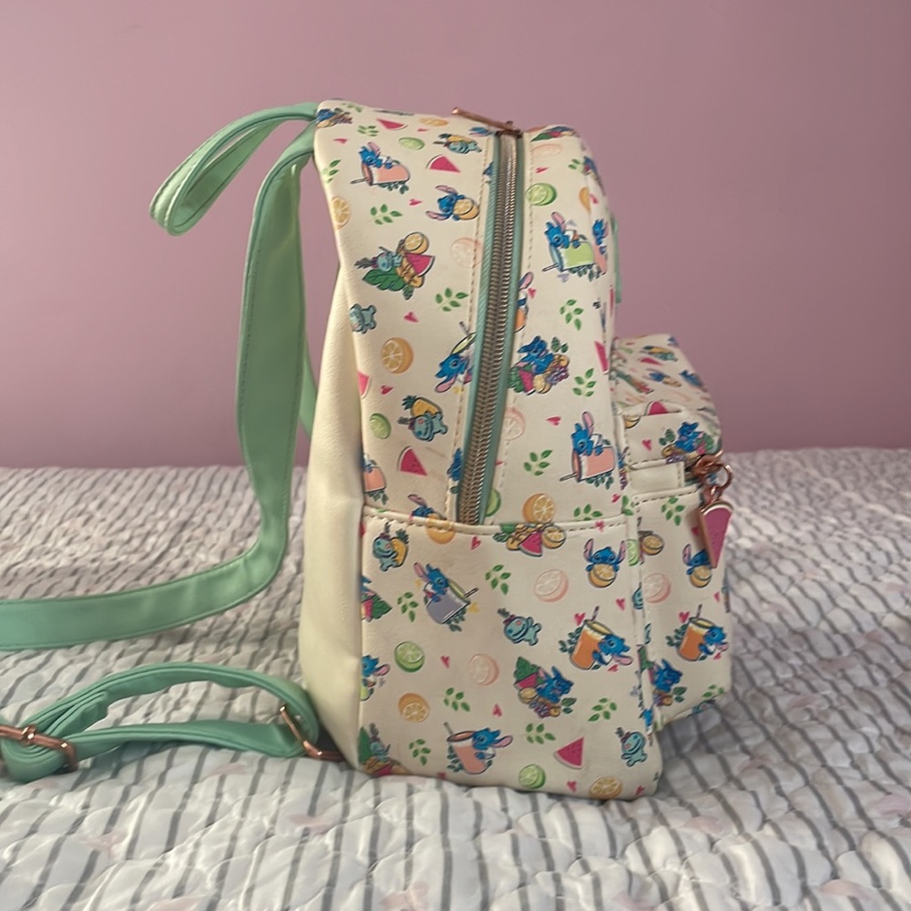 Loungefly Disney Tropical Stitch Mini Backpack - Gem